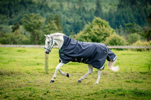 Rambo wug lite 50g - navy/hunter green/silver | Sweden Horse Rugs