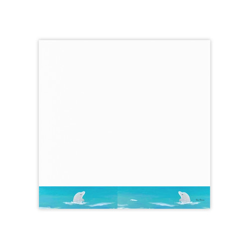 Ocean Dolphin Post-it® Note Pads - Perfect for Coastal Lovers | Artist ...