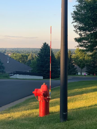 E-Z FLEX ALUMINUM FIRE HYDRANT MARKER (10 PER BOX) | E-Z Guide Products