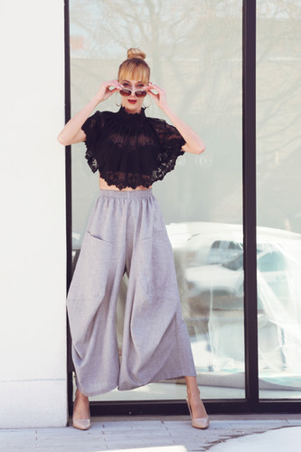 Signature Drape Pants | House Of Ann Marie