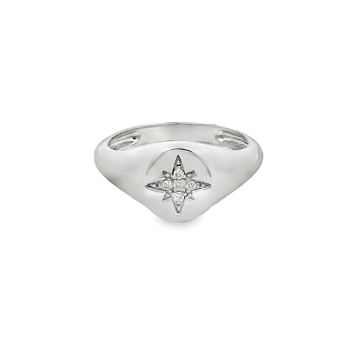 Diamond Star Pinky Ring | VAN DAELEN