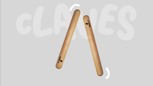 1 pair Claves (Member $4) | Muse Arts