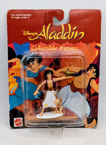 1993 Mattel Disney's Aladdin With Abu And Lamp 3.5" Collectible PVC ...