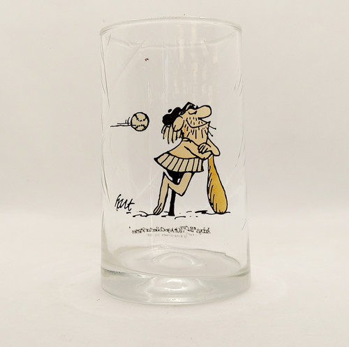 1981 Arby's BC Ice Age Comic Collector Glass Baseball Wiley Johnny Hart ...