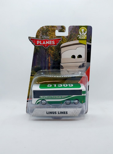 2014 Disney Pixar Planes Linus Lines Bus Die Cast | St. Nix Collectibles