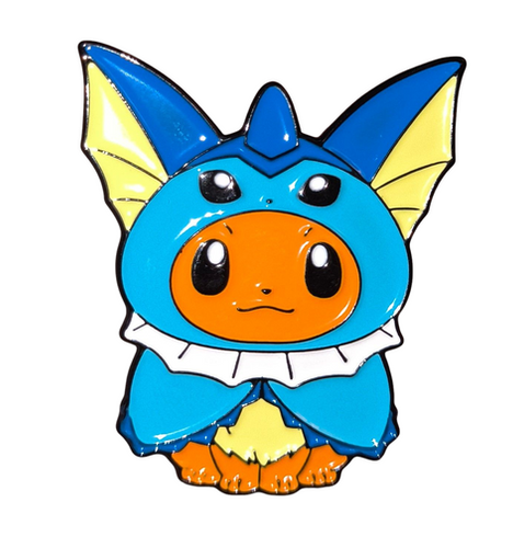 Nintendo Pokemon Eevee Dressed As Vaporeon Water Evolution Enamel Pin ...