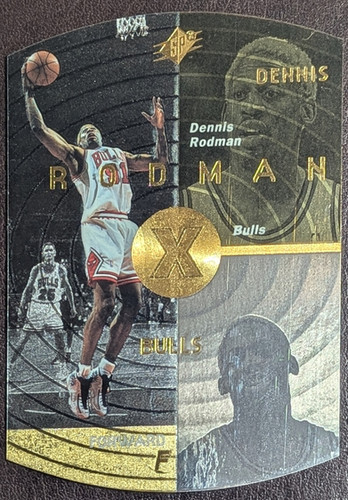 1998-99 Upperdeck Spx Dennis Rodman Gold Die-Cut #8 Chicago Bulls | St ...