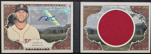 2024 Topps Allen & Ginter Dustin Pedroia Auto Relic Booklet /10 Red Sox ...