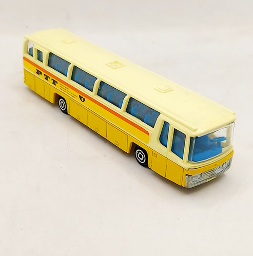 Majorette Neoplan Bus PTT Yellow White Tan - Made in France - No 373 ...