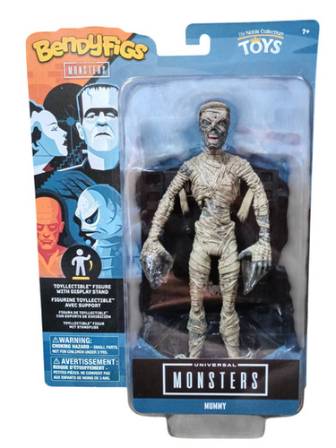 Noble Toys Universal Monsters Mummy Bendyfigs Bendable Figure | St. Nix ...
