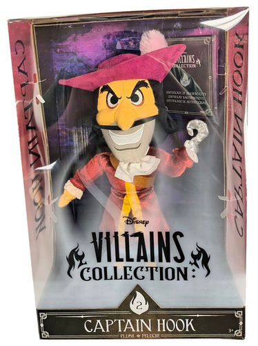 Disney Villains Collection: Captain Hook Plush, 13-inch Collectible ...