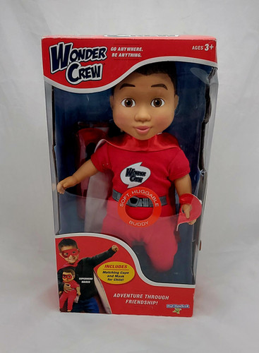 Wonder Crew Superhero Doll Marco Soft Huggable Buddy + Cape & Mask For ...