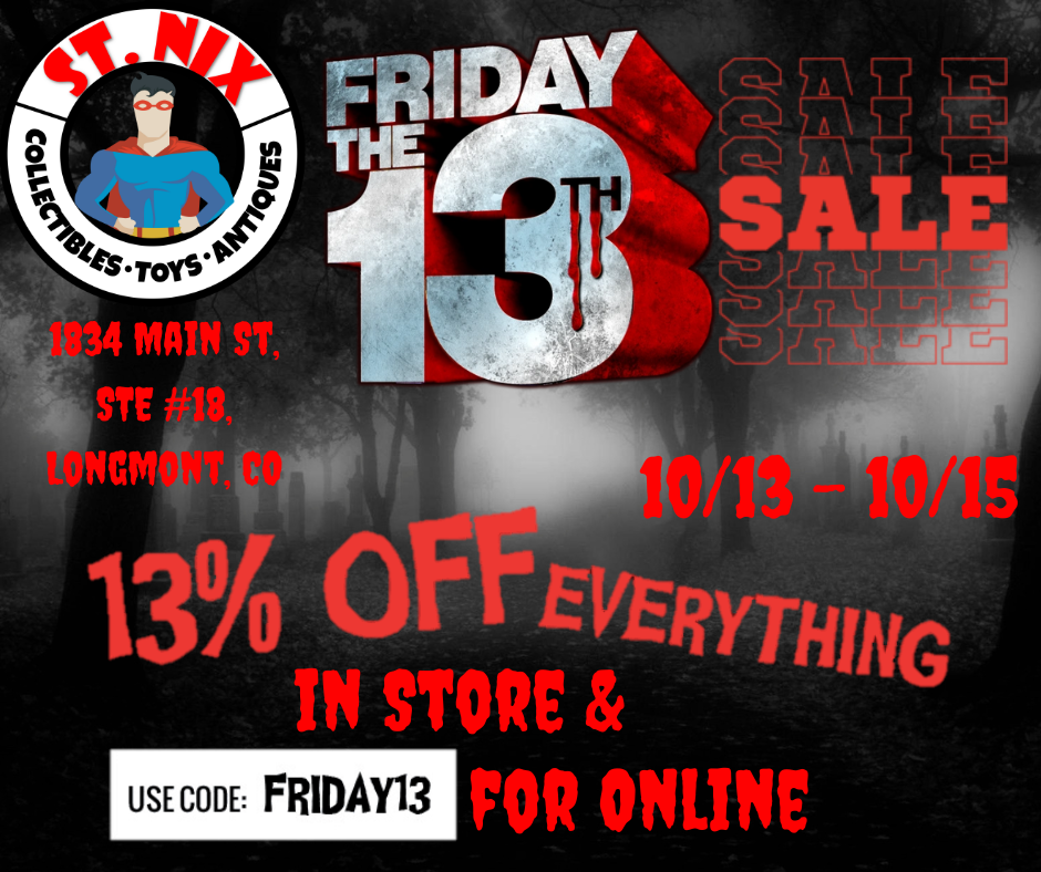 St. Nix Friday The 13th Weekend Sale - 13% Off Everything