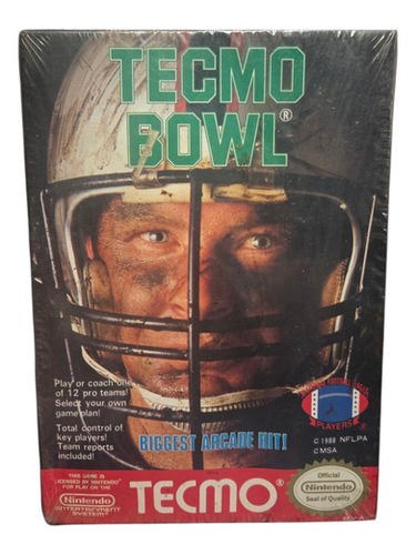 1989 Nintendo NES Tecmo Bowl Sealed Video Game | St. Nix Collectibles