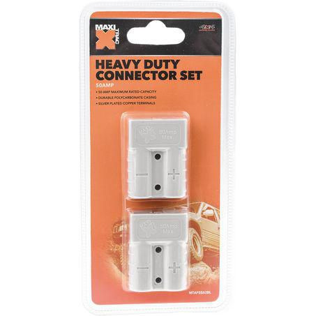 Buy Maxi Trac Heavy Duty 50A Connector Grey 2pkMTAP50A2BL at Precision ...