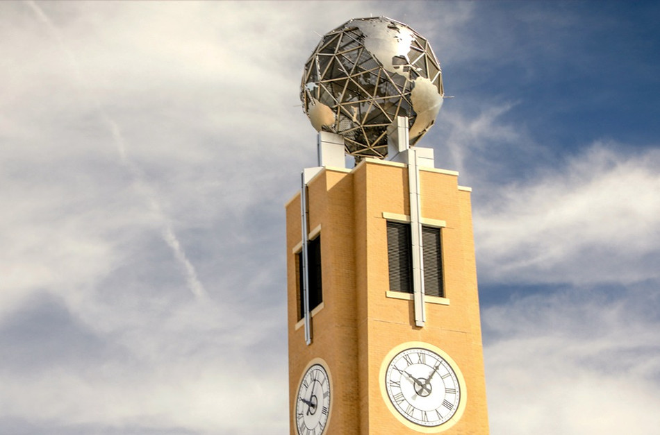 TAMIU Trailblazers Tower Globe | Creative Machines