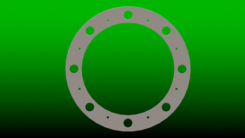 Drill Template 8x170 to 8x6.5 DXF File | GGM