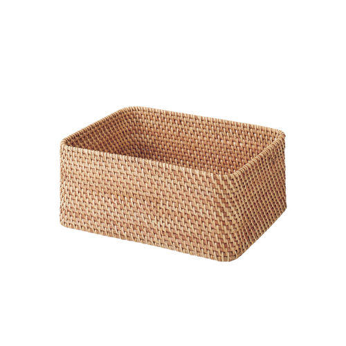 RECTANGULAR BASKET-S WITH LID | BambooVision