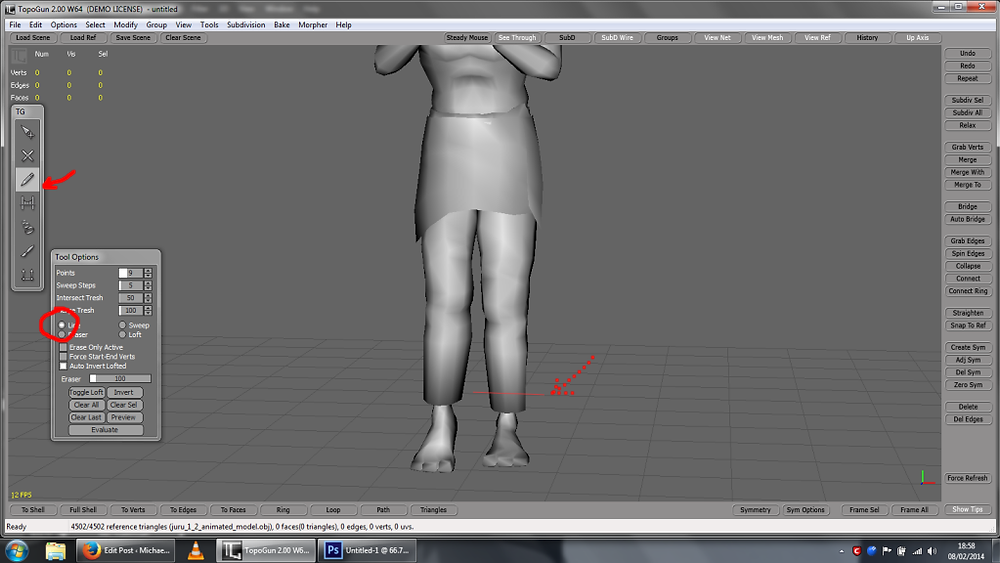 3D Tutorial: Using Topogun to Retopologise a hi-poly model