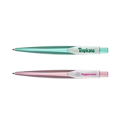 Custom Metallic Paint Triangle Press-type Ballpoint Pen | Everprint