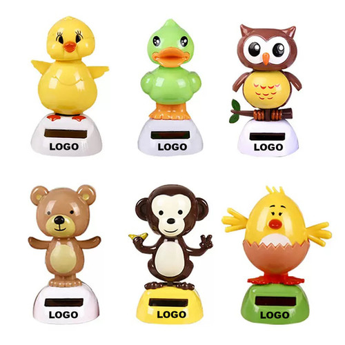 Solar Powered Shaking Head Car Decoration Dancing Toys | Everprint USA