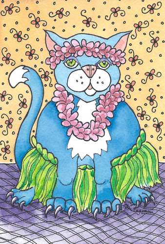Hula Cat | lea-ingram