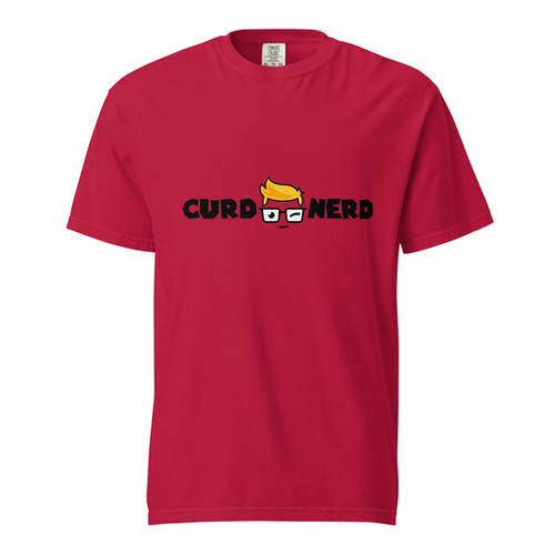 Curd Nerd heavyweight t-shirt | Cheesepilot Training
