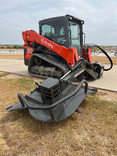 Swing Boom Brush Cutter for Skid Steer by CID