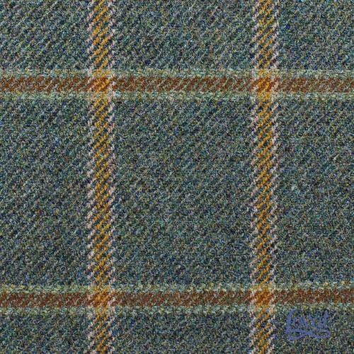 Thomas - 100% Wool Stunning Tan Check Tweed | Eades & Francis