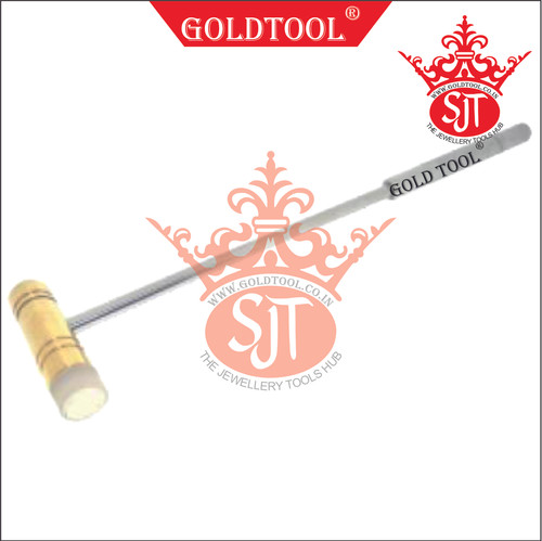 Hammer Brass and Fibre Mallet With Aluminium Handle | JEWELLERY MACHINERY