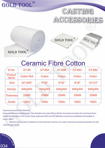 jewellery Ceramic Fibre Cotton tools | JEWELLERY MACHINERY