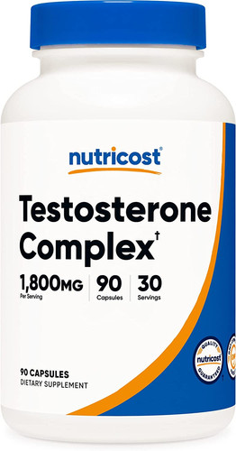 뉴트리코스트 테스토스테론 90정 - Nutricost Testosterone Support Complex (90 Capsules ...