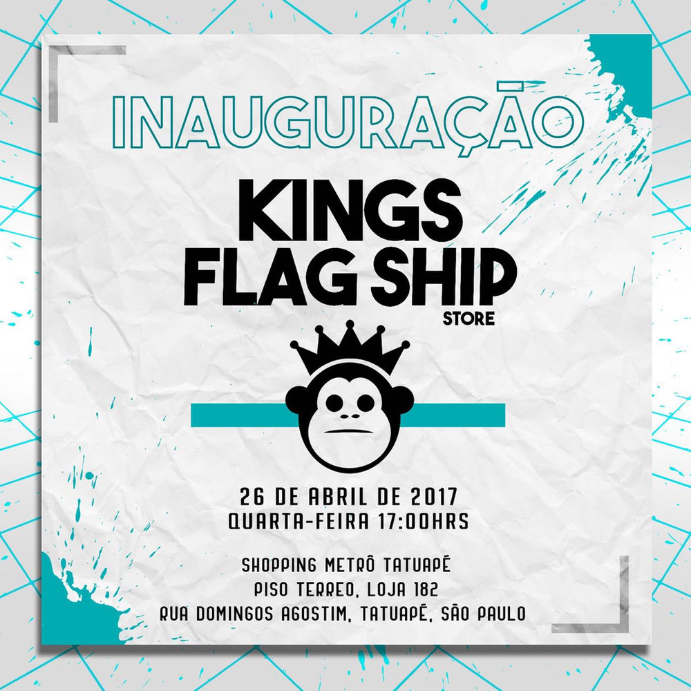 A Loja Kings está inaugurando a sua maior loja, a Kings Flagship Store