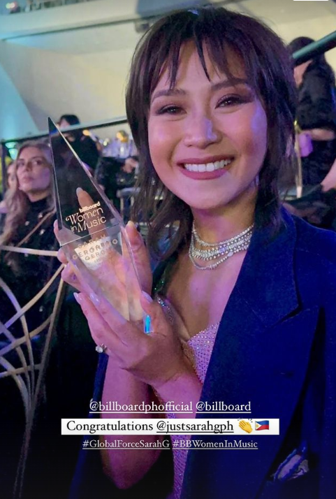 Sarah Geronimo Makes HERstory as One of Billboard’s Global Force Awardees