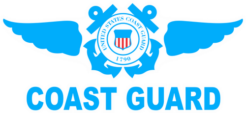 CGWING#008 CLASSIC US COAST GUARD HELMET DECAL | heligraphx.com