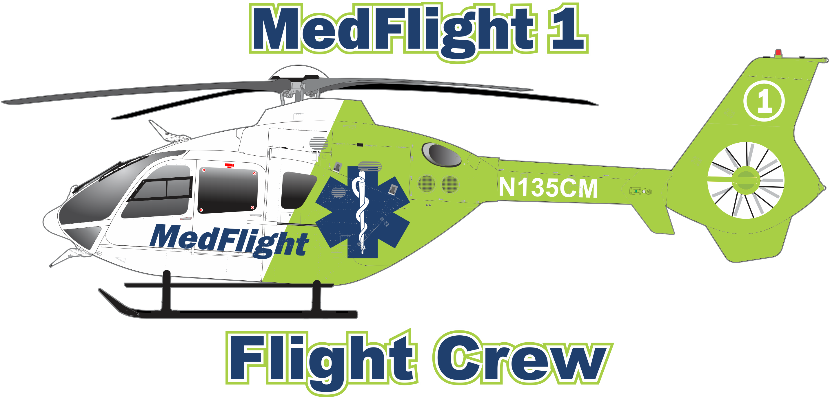 EC135#038 OHIO - MEDFLIGHT 1 | heligraphx.com