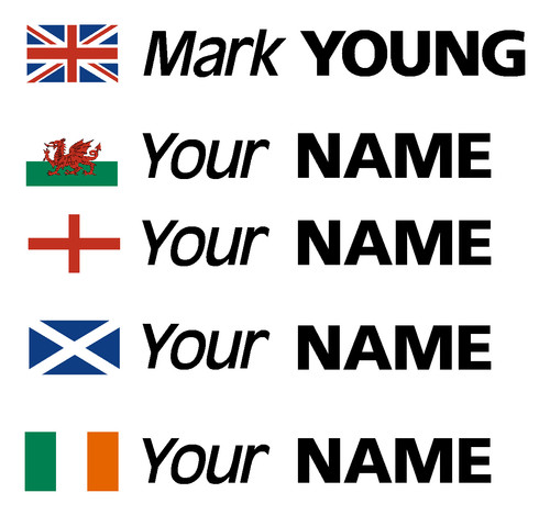 Cycle Name and Flag | My Signs & Graphics