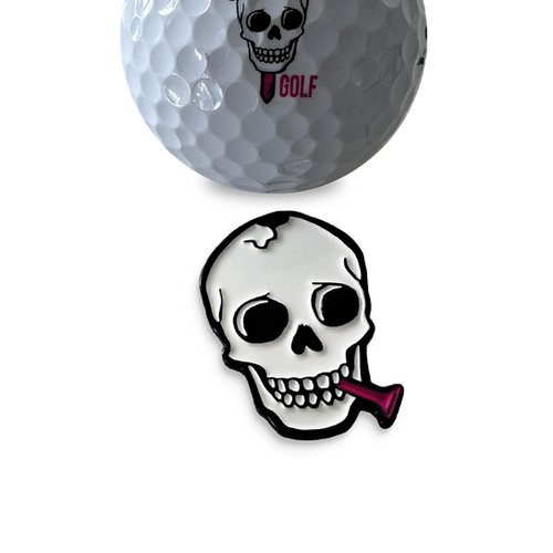 Signature Skull Golf Ball Marker | Bamboo Golf Tees UK