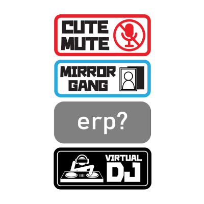 VRChat Small Sticker Pack | Axolotta Stickers