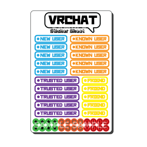 VRChat Sticker Sheet | Axolotta Stickers