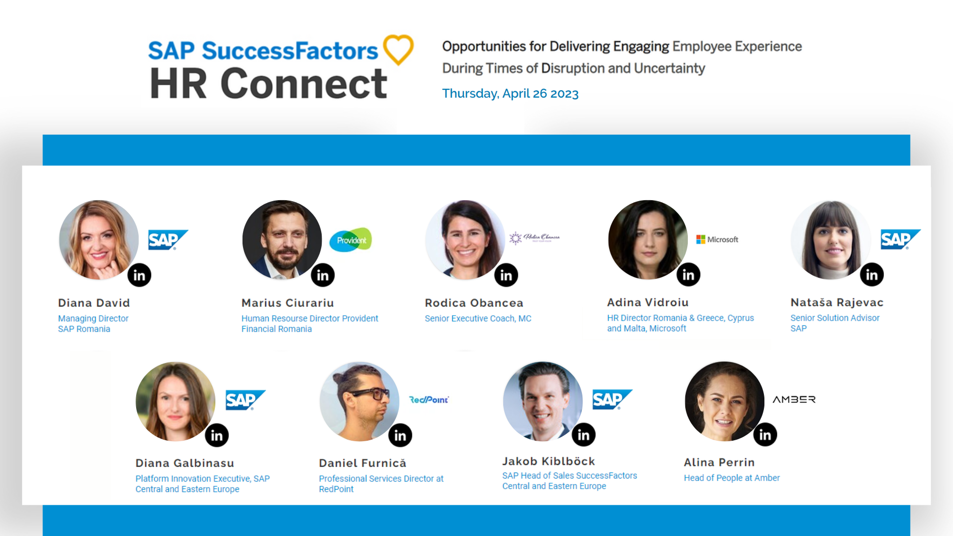 SAP HR Connect - Eastern Europe 2023