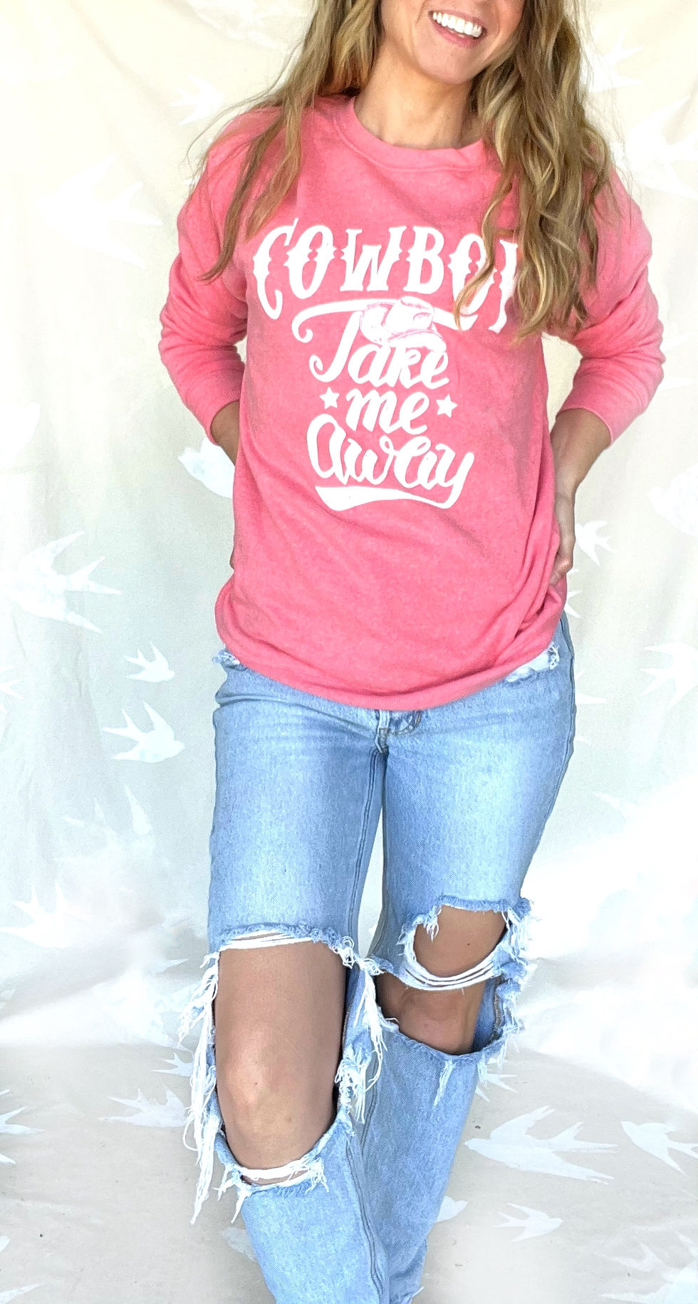 COWBOY TAKE ME AWAY SWEATSHIRT Sparrow Hue cowboy-take-me-away-sweatshirt-sparrow-hue