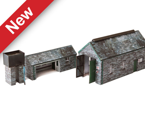 Laser cut parts for Scalescenes 009 Structure Set R029 | ChrisInDen Models