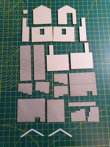 Laser cut parts for Scalescenes Weighbridge/Coal Office R024 ...
