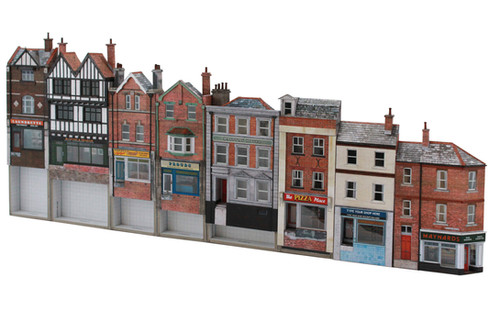 Laser cut parts for Scalescenes Low Relief Shops on a Slope T004 ...