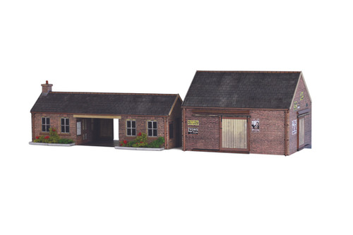 Laser cut parts for Scalescenes GWR Station & Goods Shed R003b ...