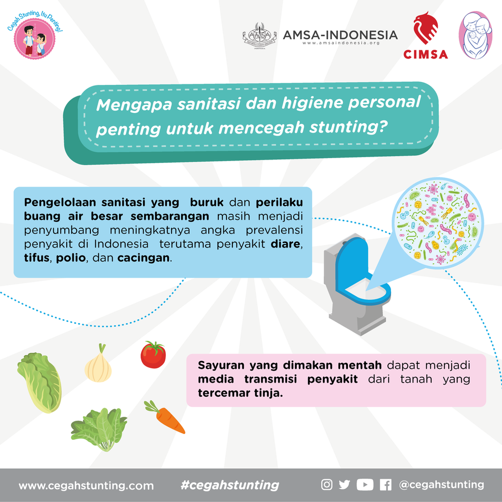 Pentingnya Sanitasi dan Higiene Personal untuk Cegah Stunting