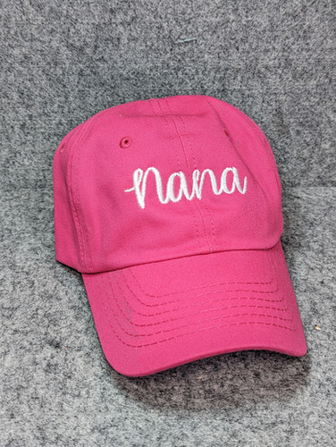 Nana Baseball Hat | Bleu Stitch & Embroi