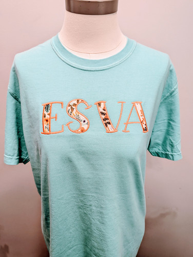 ESVA Applique Adult Design | Bleu Stitch & Laser