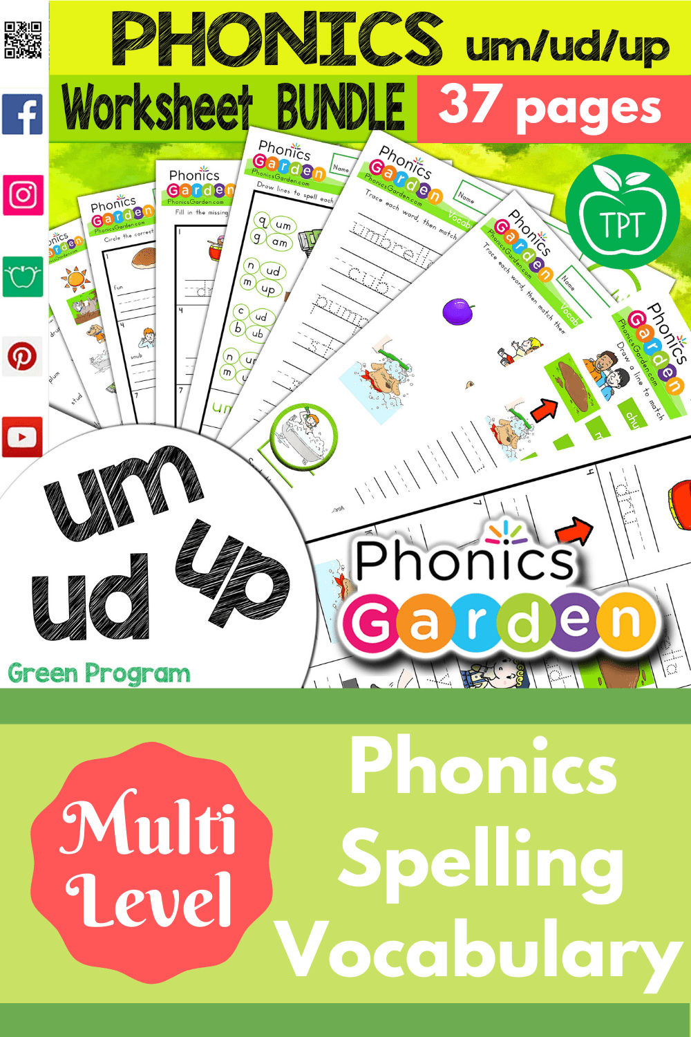 Phonics Garden | Phonics Worksheets | PDF | Download
